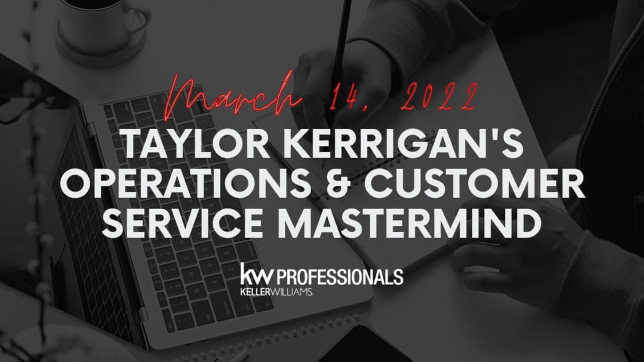 March 14, 2022 | Taylor Kerrigan's Operations & Customer Service Mastermind on Vimeo