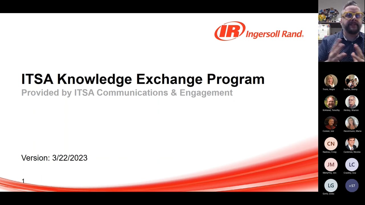 [Optional] Informational Session on ITSA Knowledge Exchange Program on ...