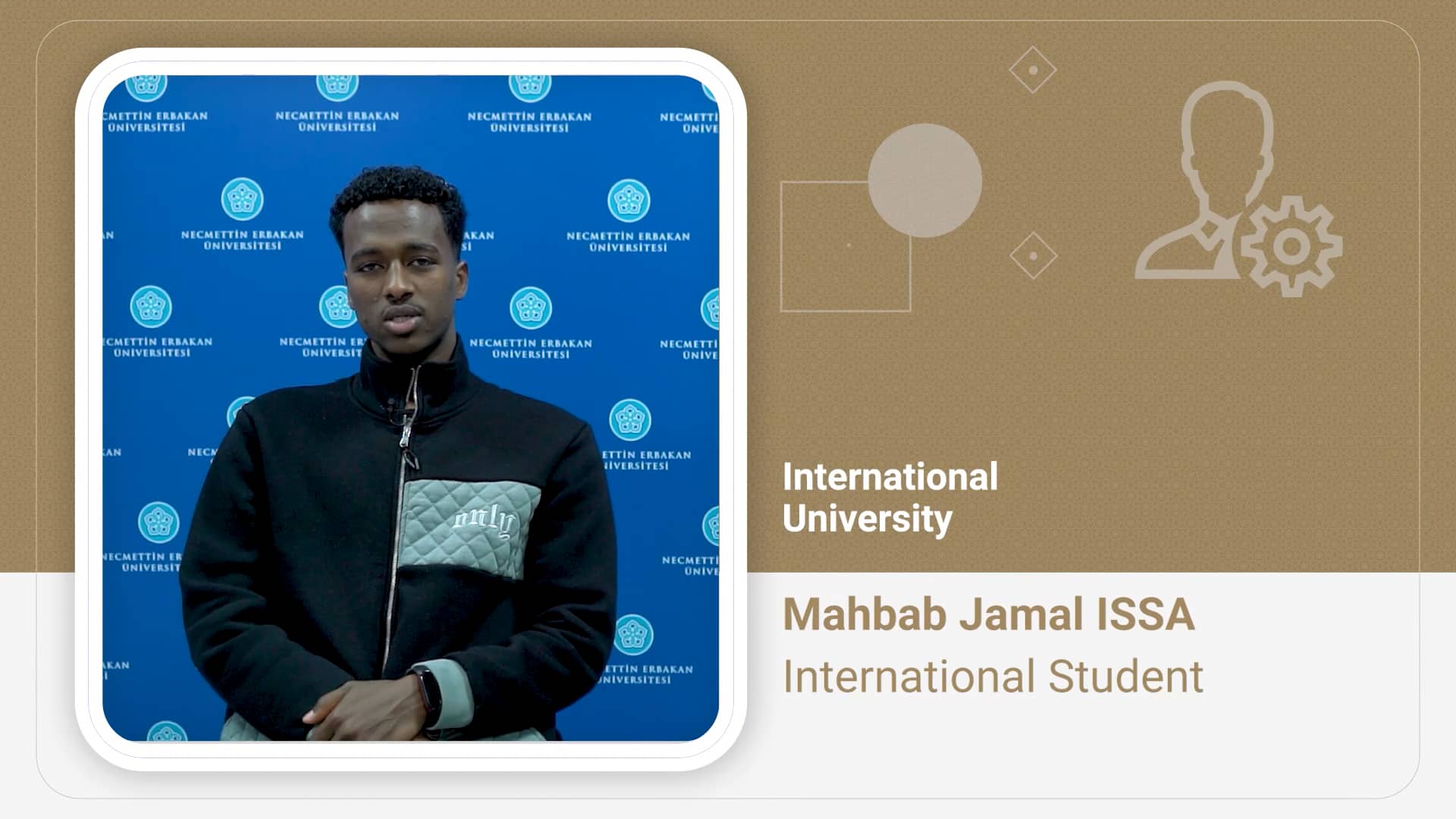 MEHBAB_JAMAL_ISSA_ULUSLARARSI_UNIVERSITE_ULUSLARARASI_OGRENCI_EN_1 on Vimeo