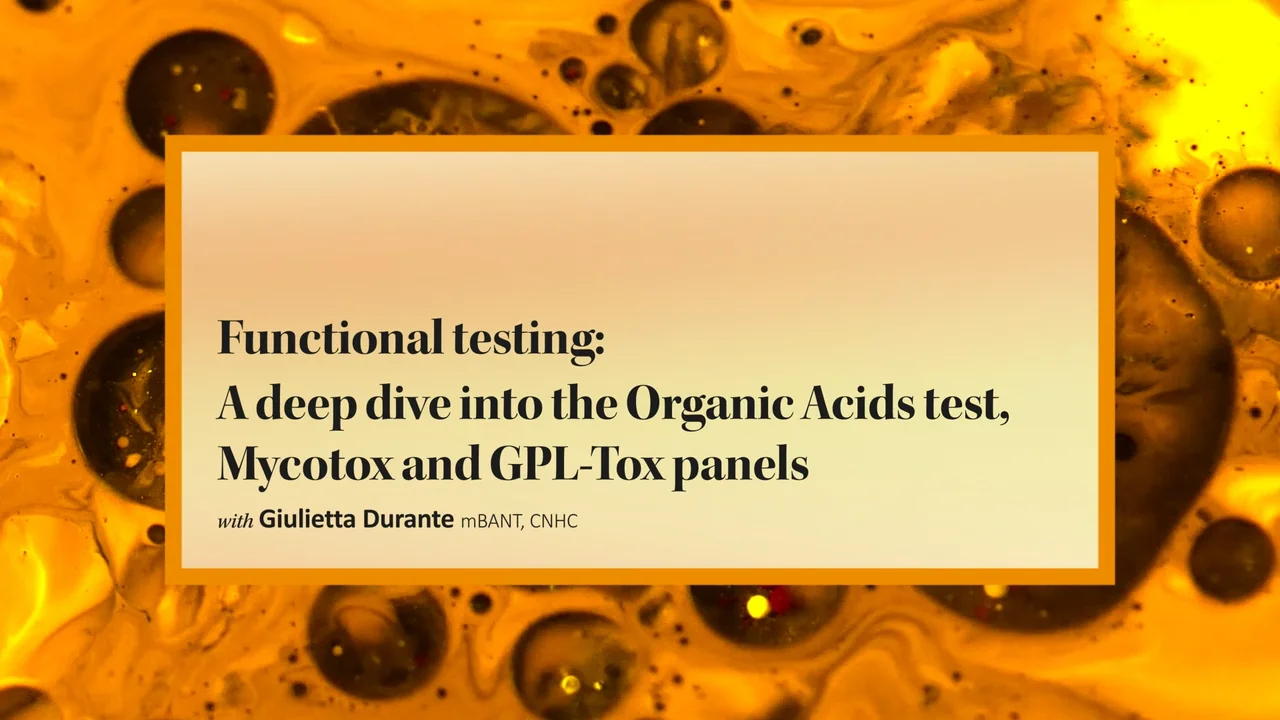 Watch ION CPD | Functional Testing: A deep dive into the Organic Acids ...