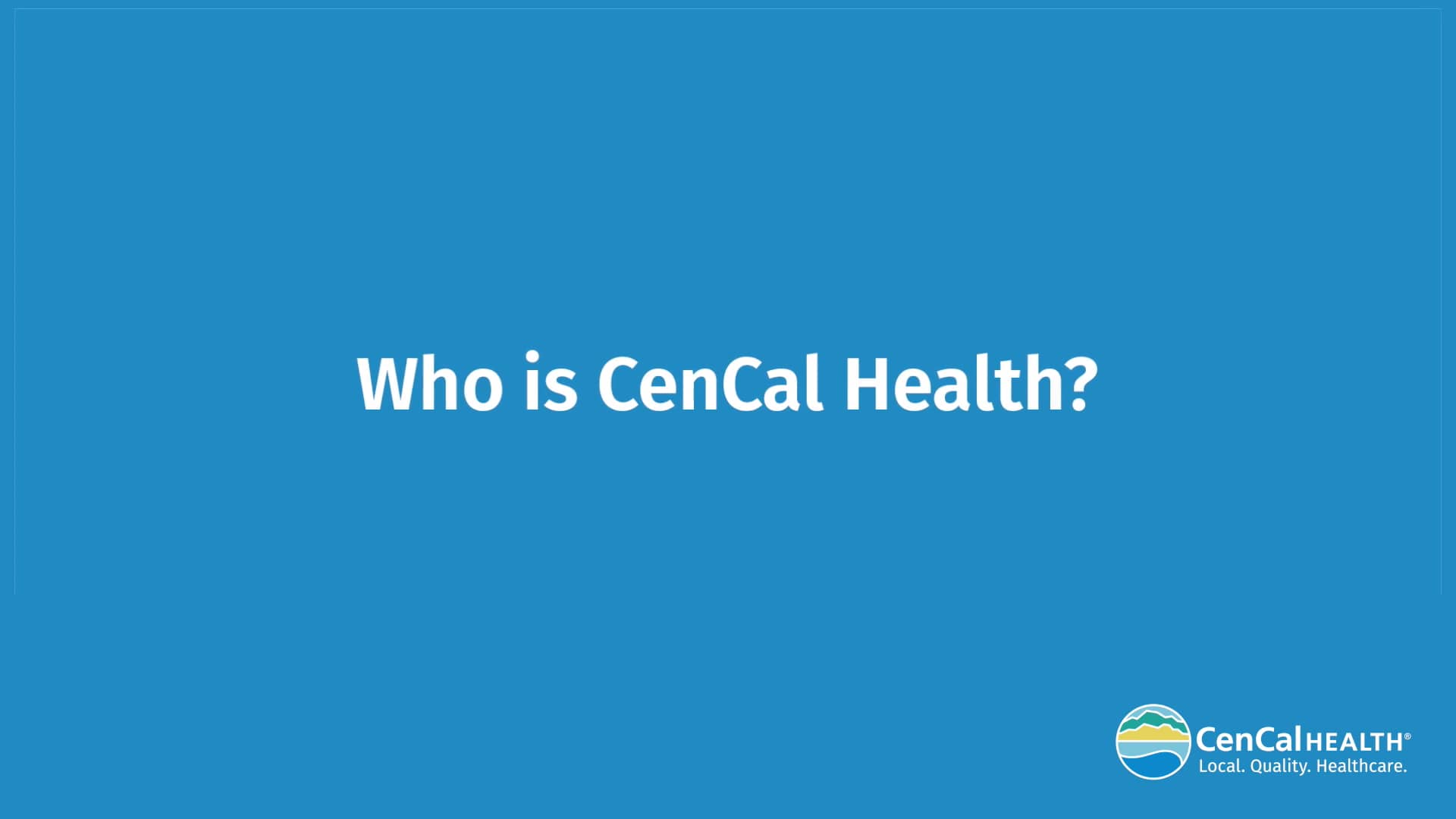 Who is CenCal Health on Vimeo