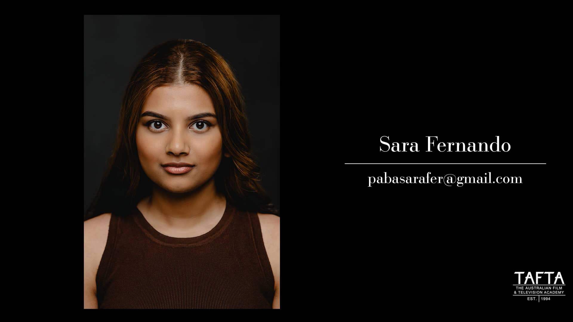 Sara Fernando on Vimeo