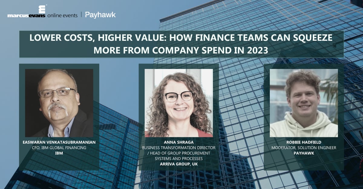 marcus evans Corporate Finance Insights - Lower costs, higher value ...