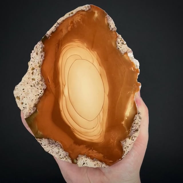 Chalcedony var. Jasper - 'Thunder Egg' | Bruneau Canyon, Owyhee Co ...