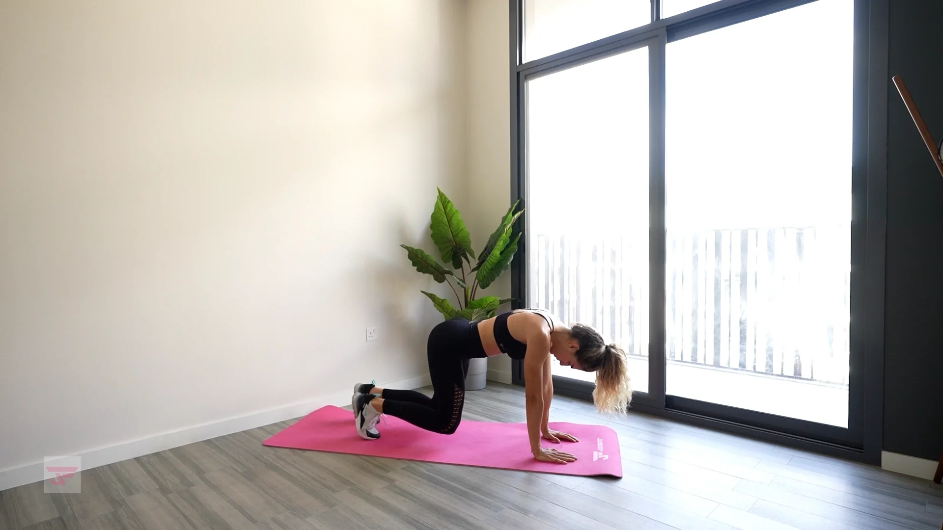 Planchas con caminatas