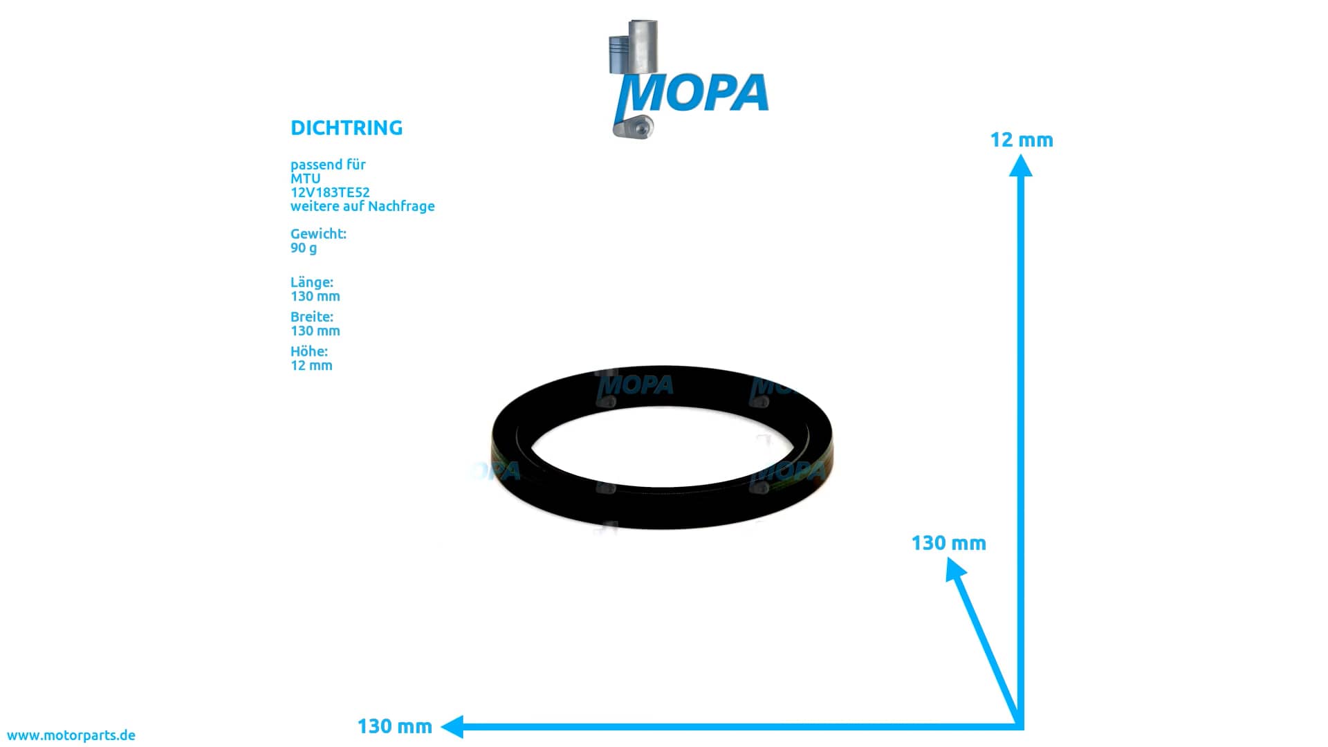0149974647 - MOPA DICHTRING passend für MTU Motoren on Vimeo
