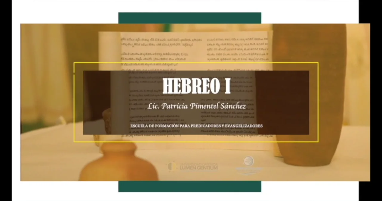 Hebreo - Clase XVII on Vimeo