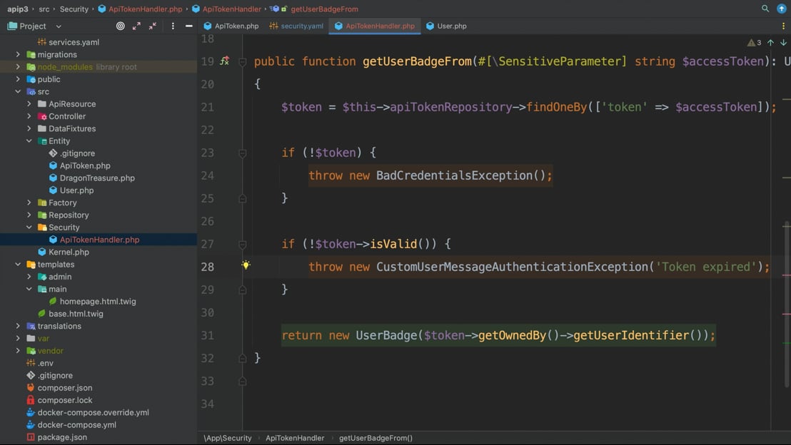 Access Token Authenticator Api Platform 3 Part 2 Security For Your Treasures Symfonycasts