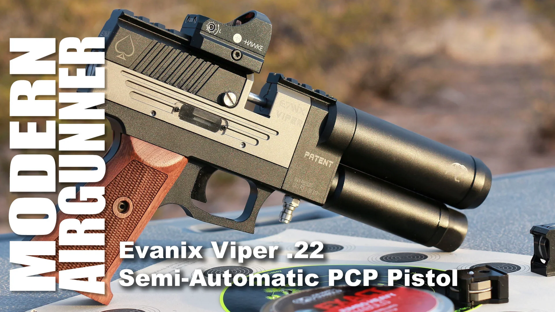 Modern Airgunner - Evanix Viper .22 Semi-Auto PCP Pistol - Hunting power in the palm of your ...
