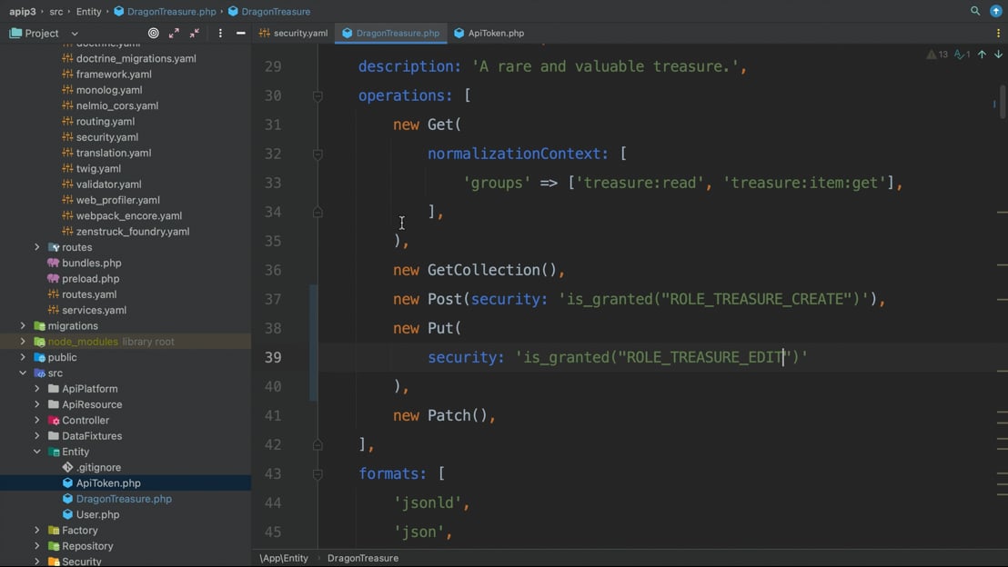 Deny Access With The Security Option Api Platform 3 Part 2 Security For Your Treasures