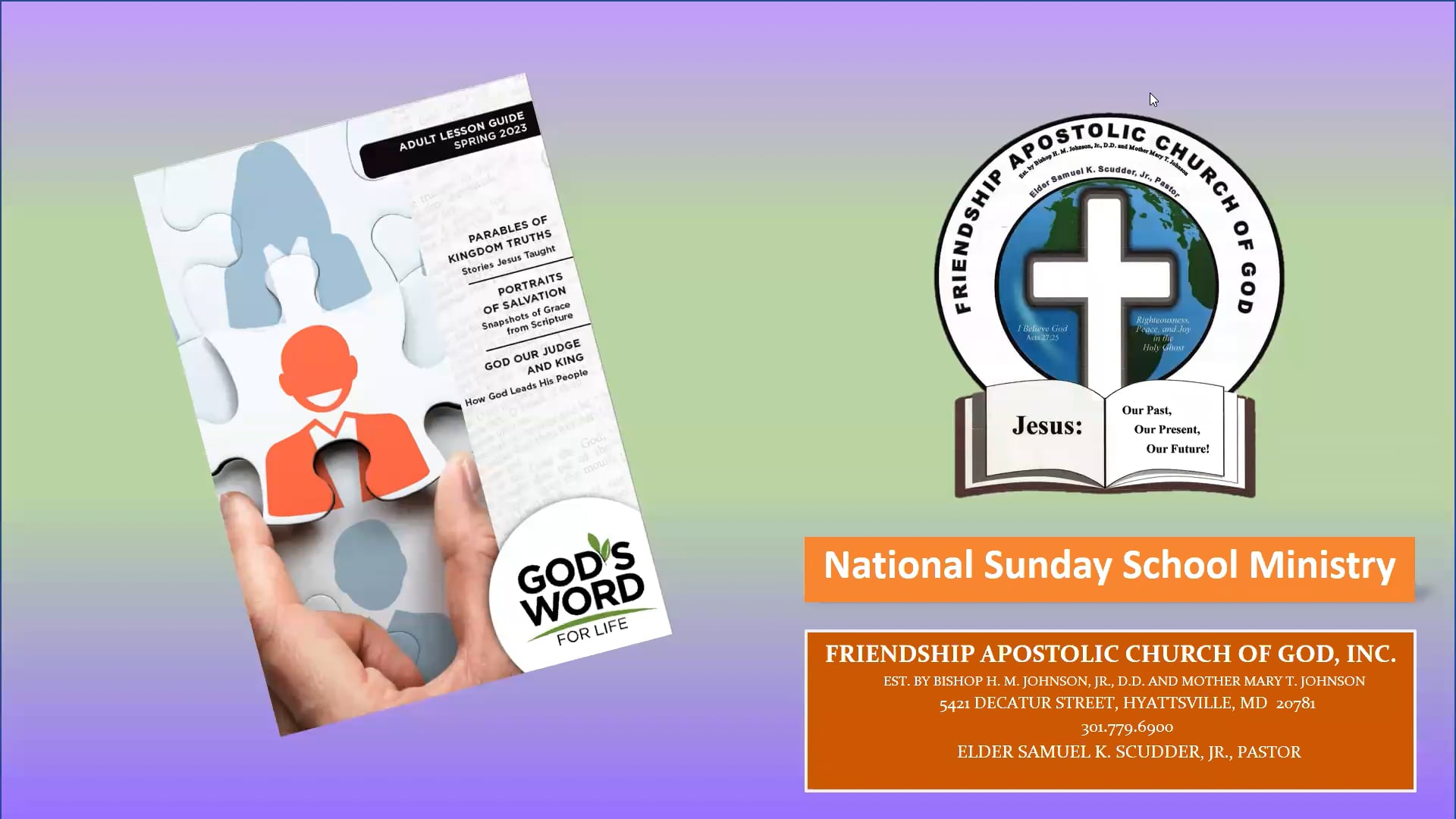 2023 SUNDAY SCHOOL SPRING QUARTER WEEK 4 on Vimeo