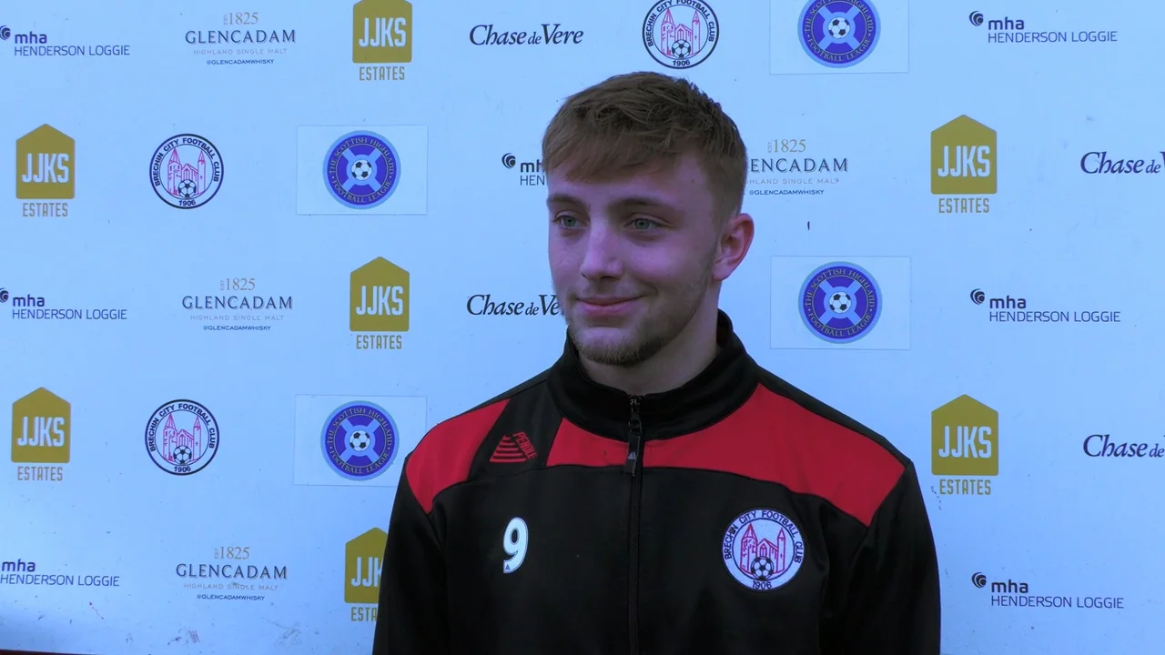 Grady McGrath Postmatch | Brechin City 10-0 Wick Academy on Vimeo