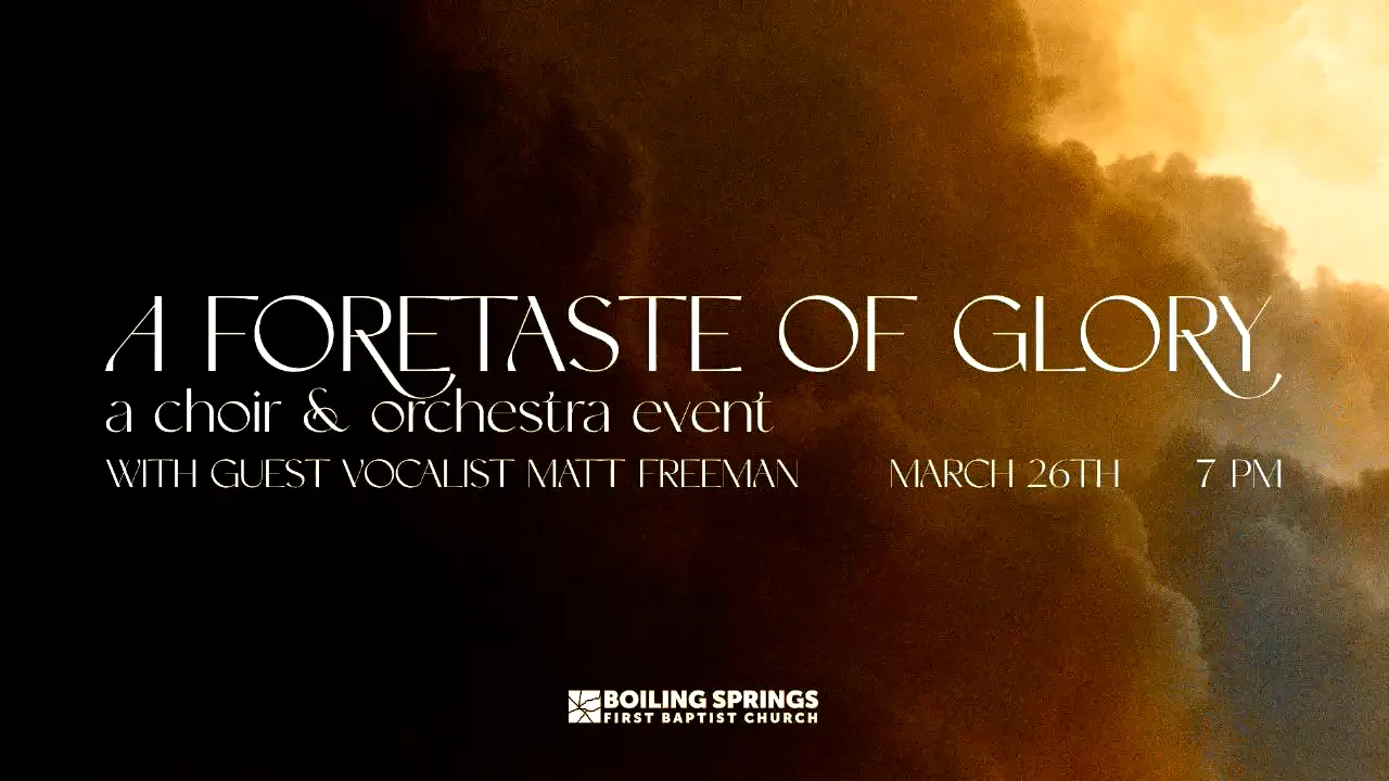 A Foretaste of Glory