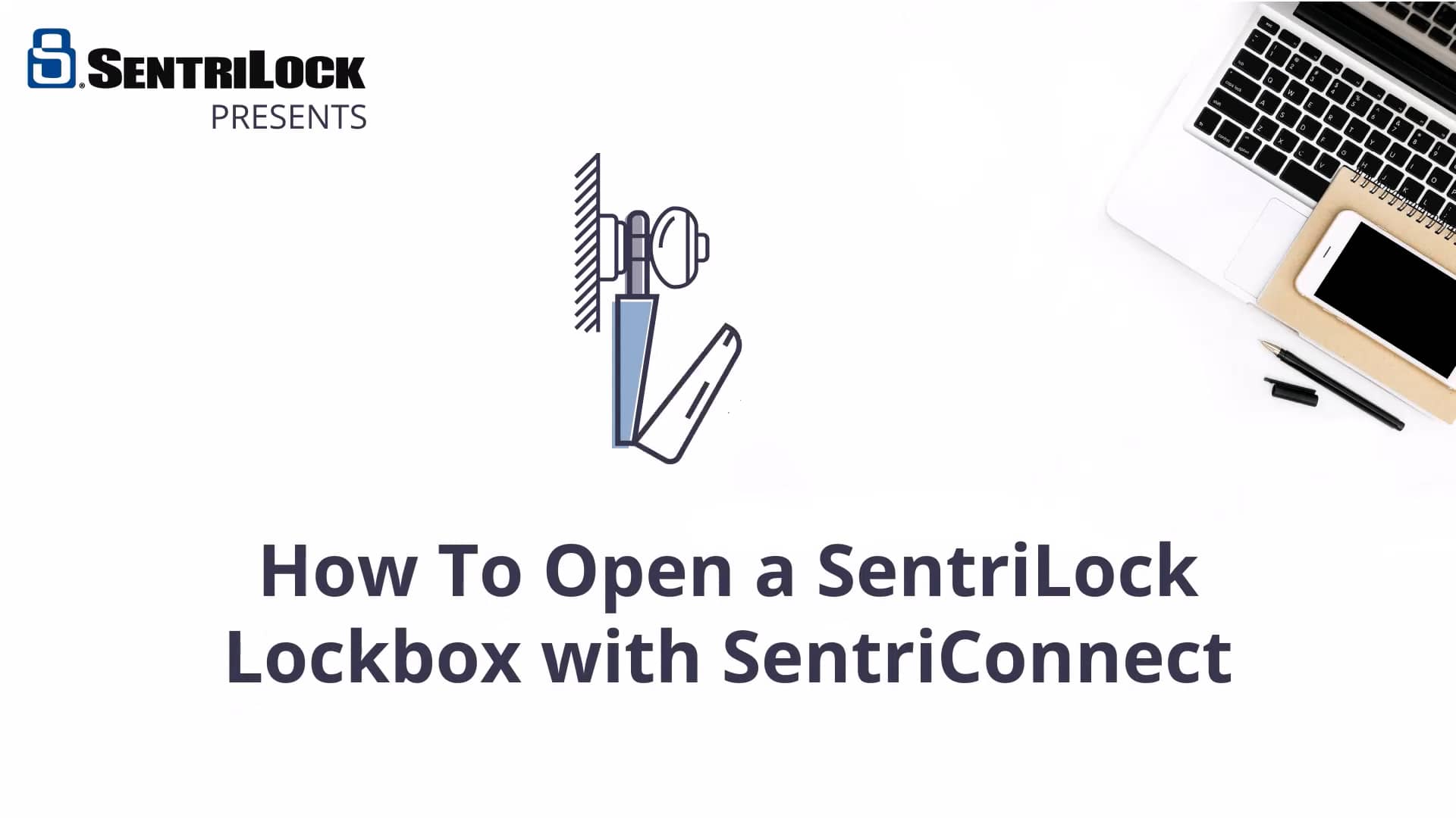 How to Open a SentriLock Bluetooth® Lockbox with SentriConnect on Vimeo