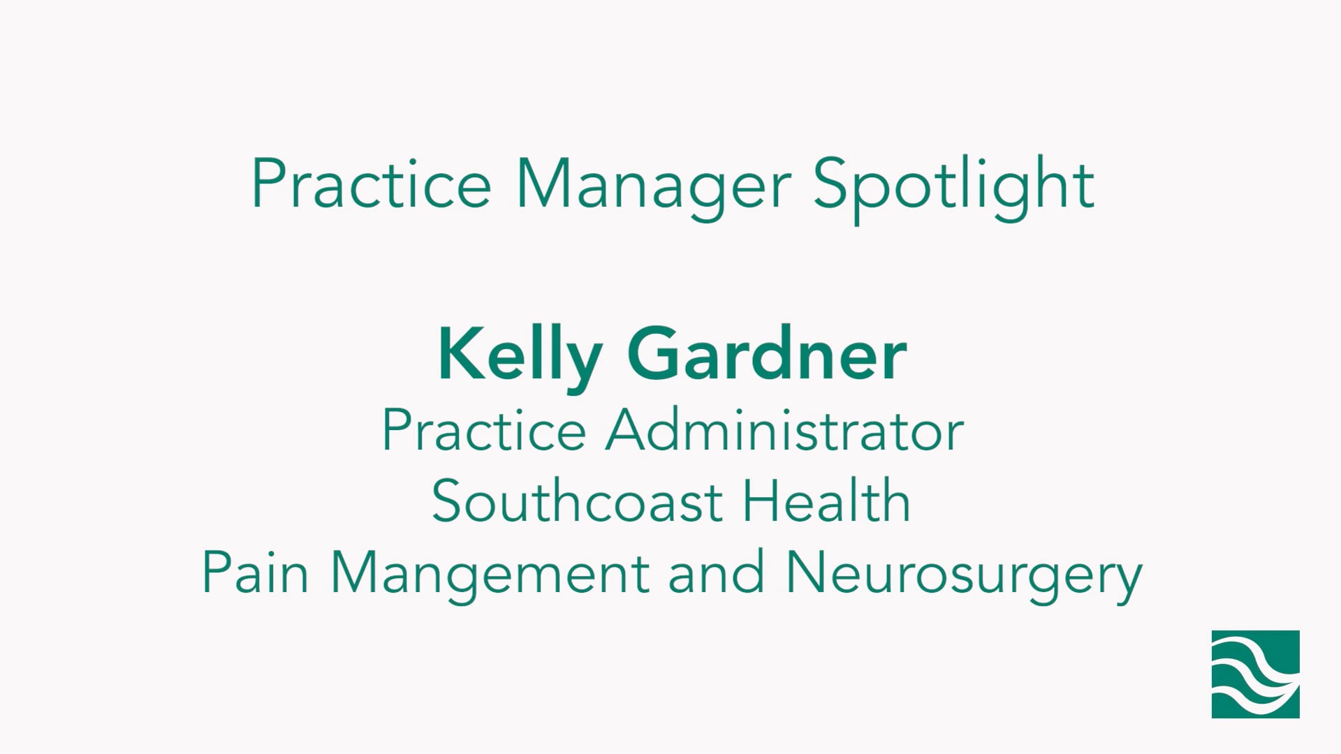 Practice Manager Spotlight Kelly Gardner | Videos & Movies on Vimeo