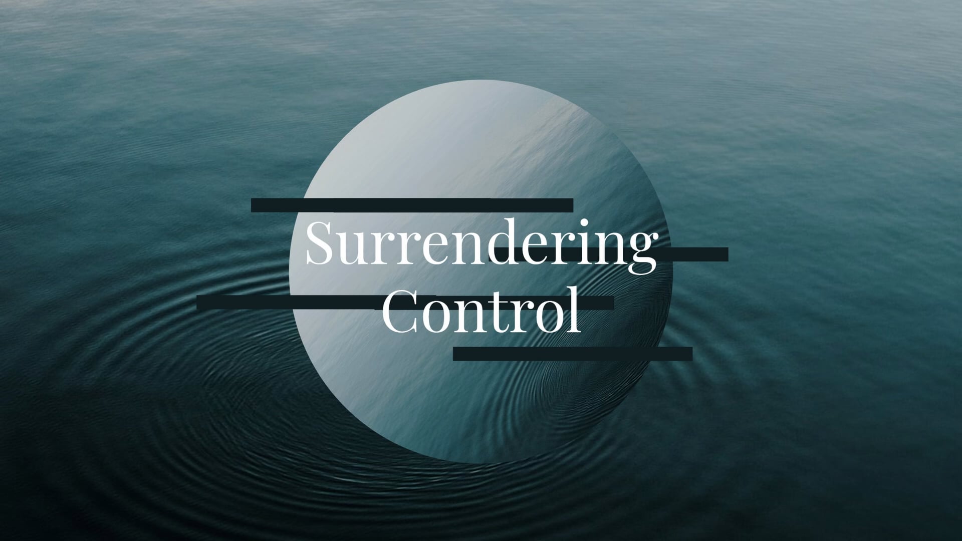 Surrendering Control 3/26/23 on Vimeo