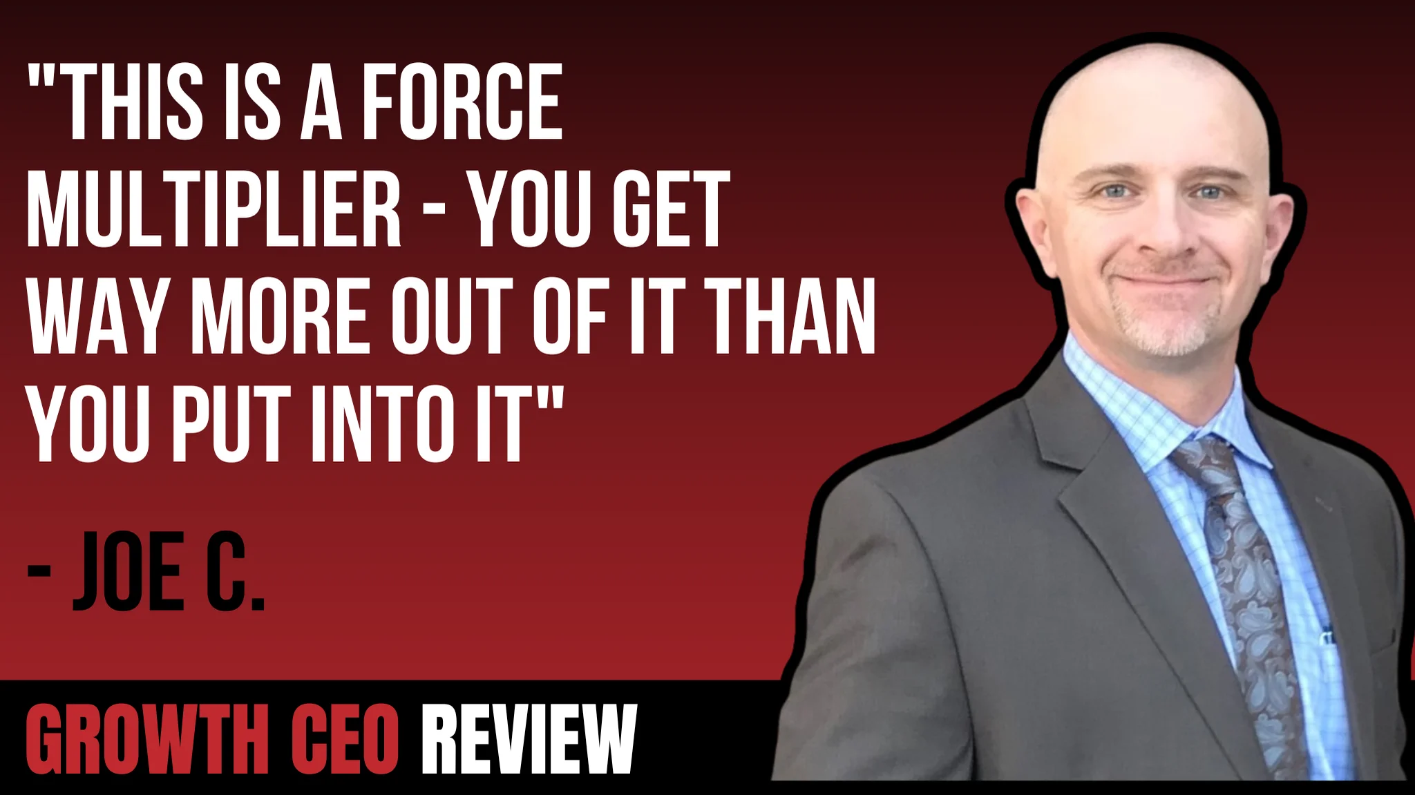 Growth CEO Review - Joe Cusimano on Vimeo