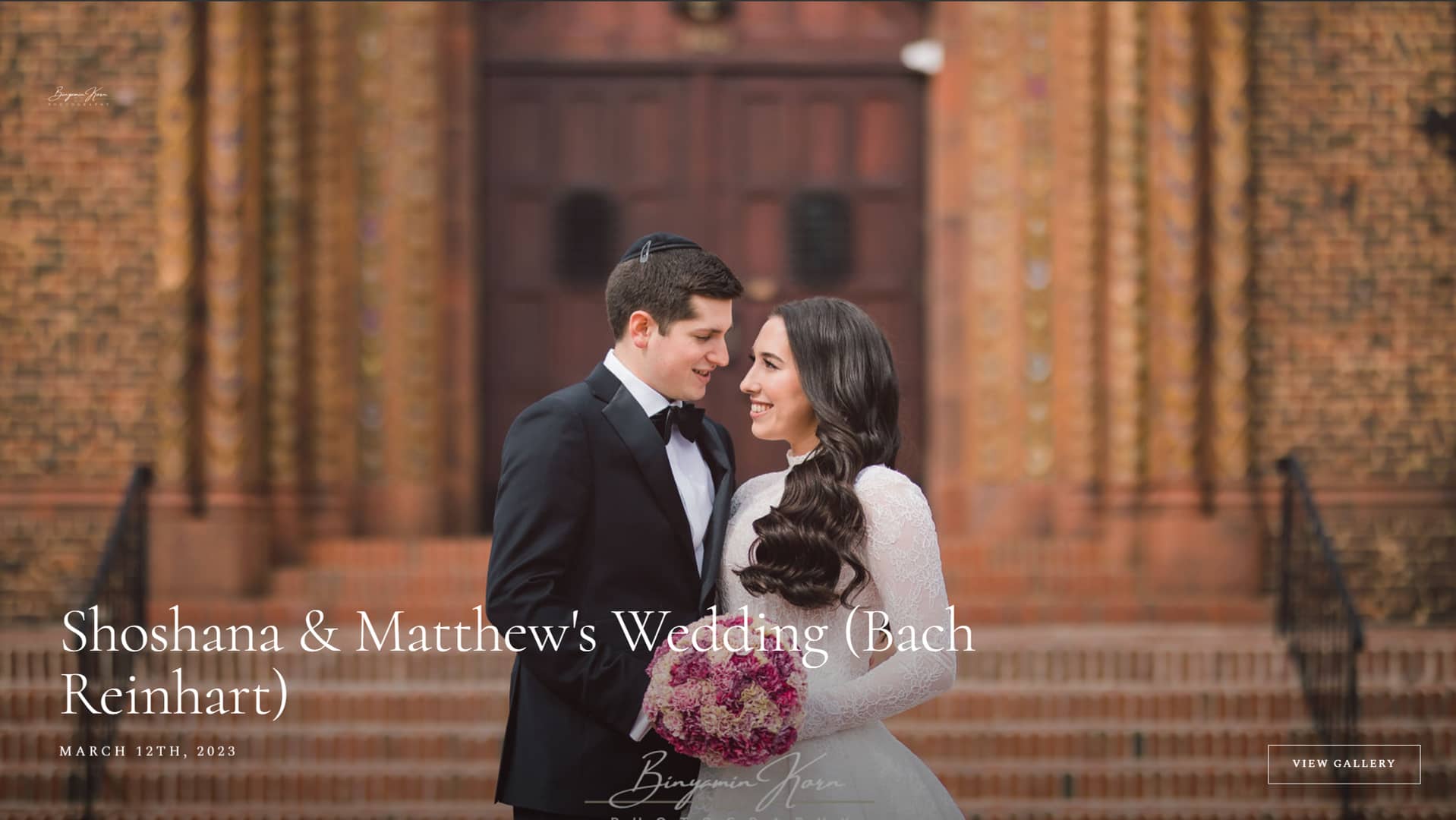 Shoshana & Matthew's Cinematic Wedding Highlight Video 03.12.23 - A Binyamin Korn Photography ...