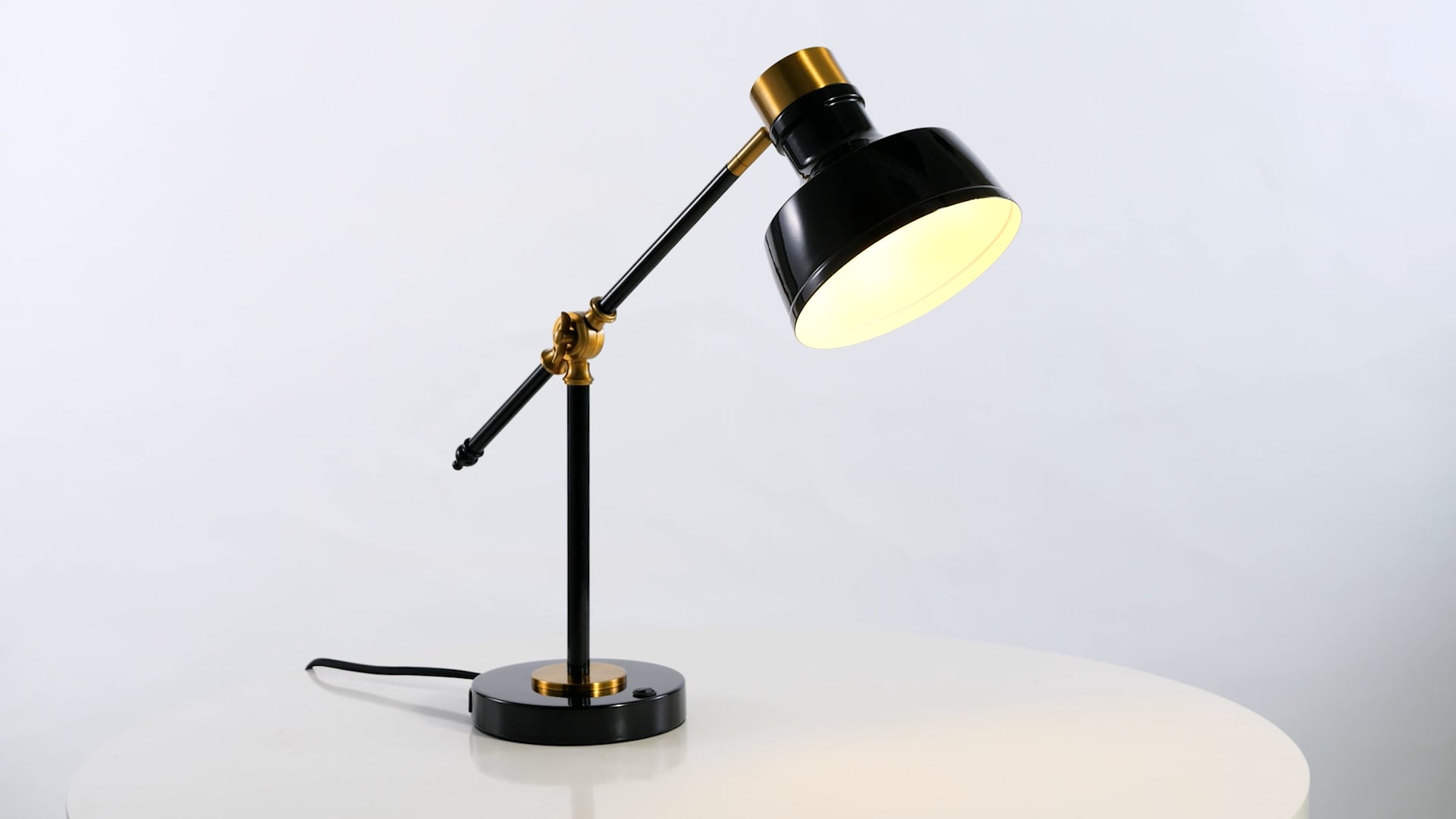 Allegra 18.5" Adjustable Cantilever LED Task Lamp, USB Charging Port ...