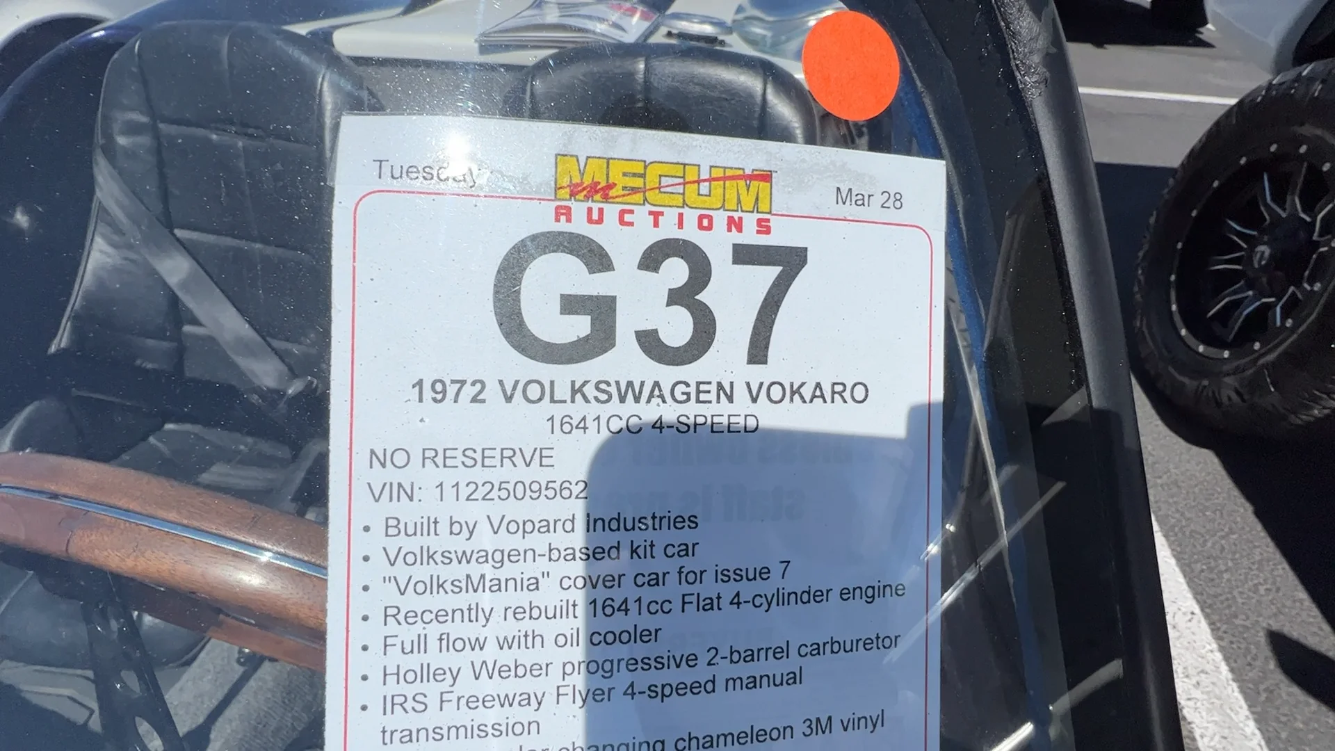 G37 1972 Volkswagen Vokaro on Vimeo