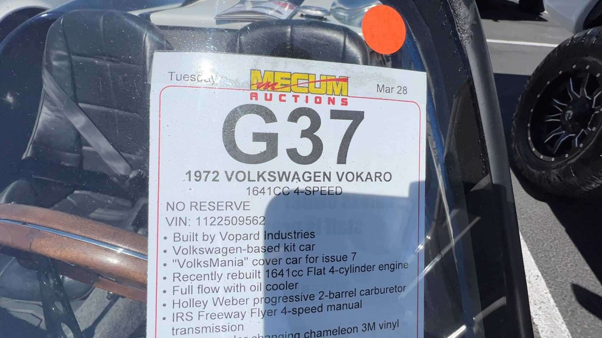 G37 1972 Volkswagen Vokaro on Vimeo