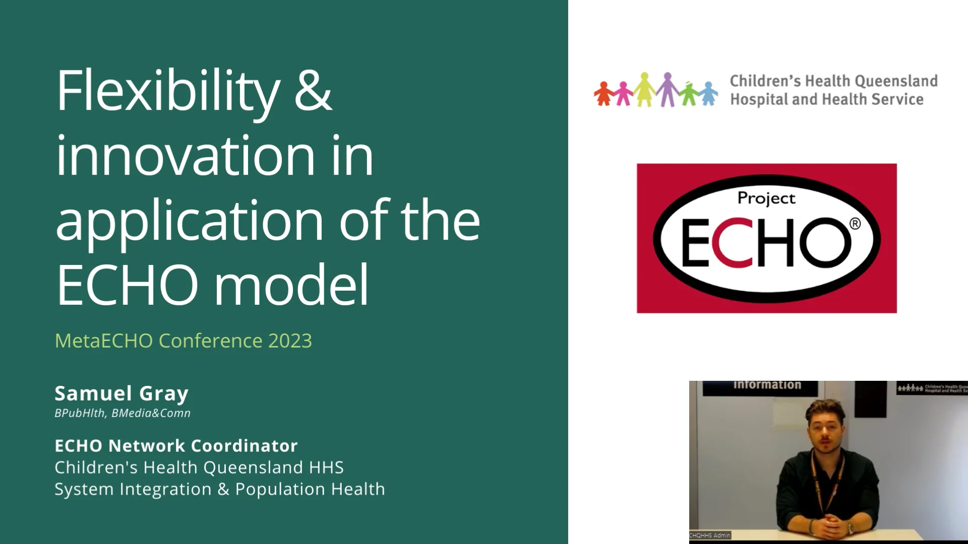 Flexibility and Innovation in Application of the ECHO Model