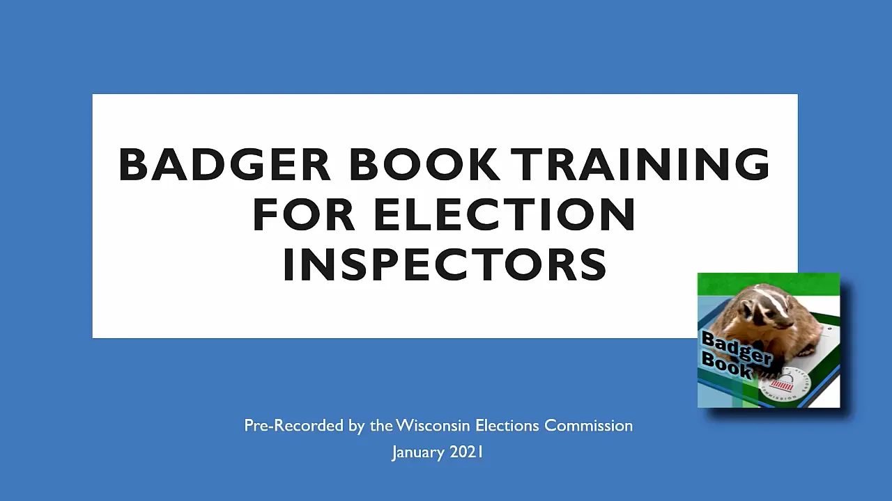 Badger Book Training - PART 2