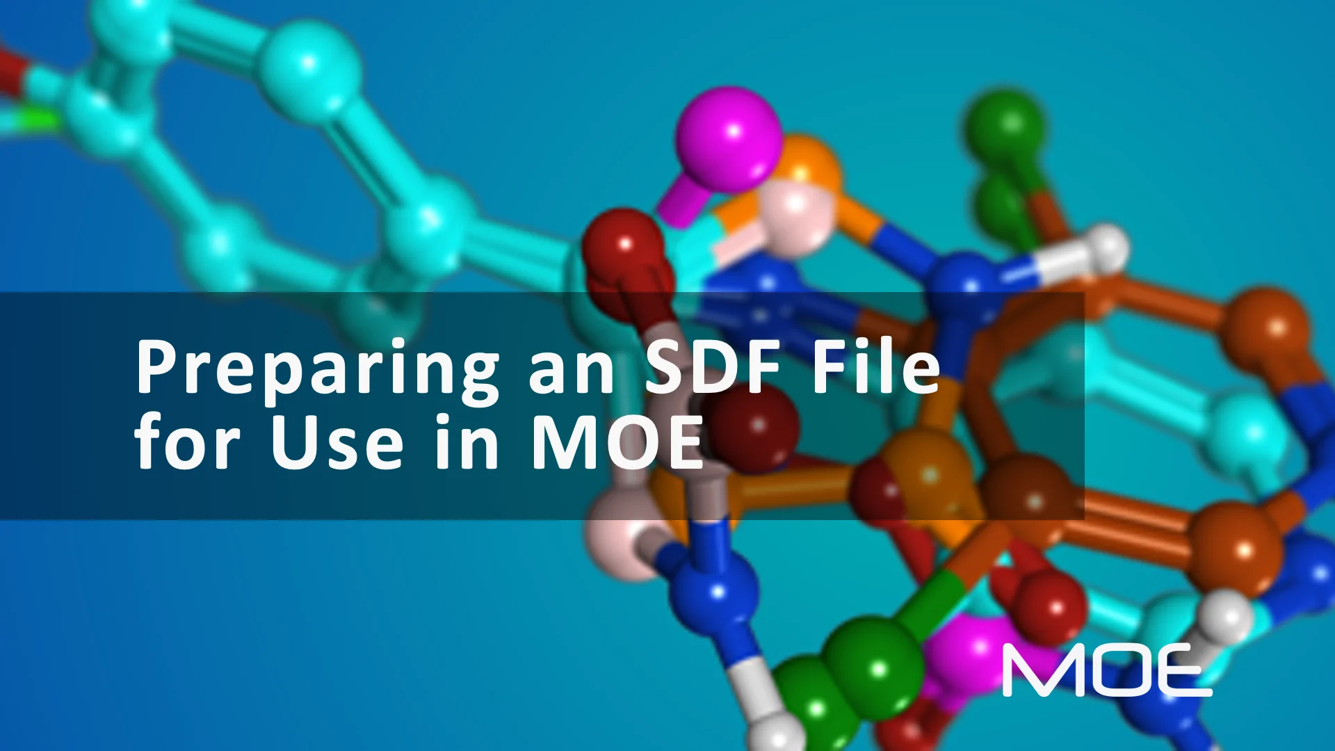 [Demo] Preparing an SDF file for use in MOE on Vimeo