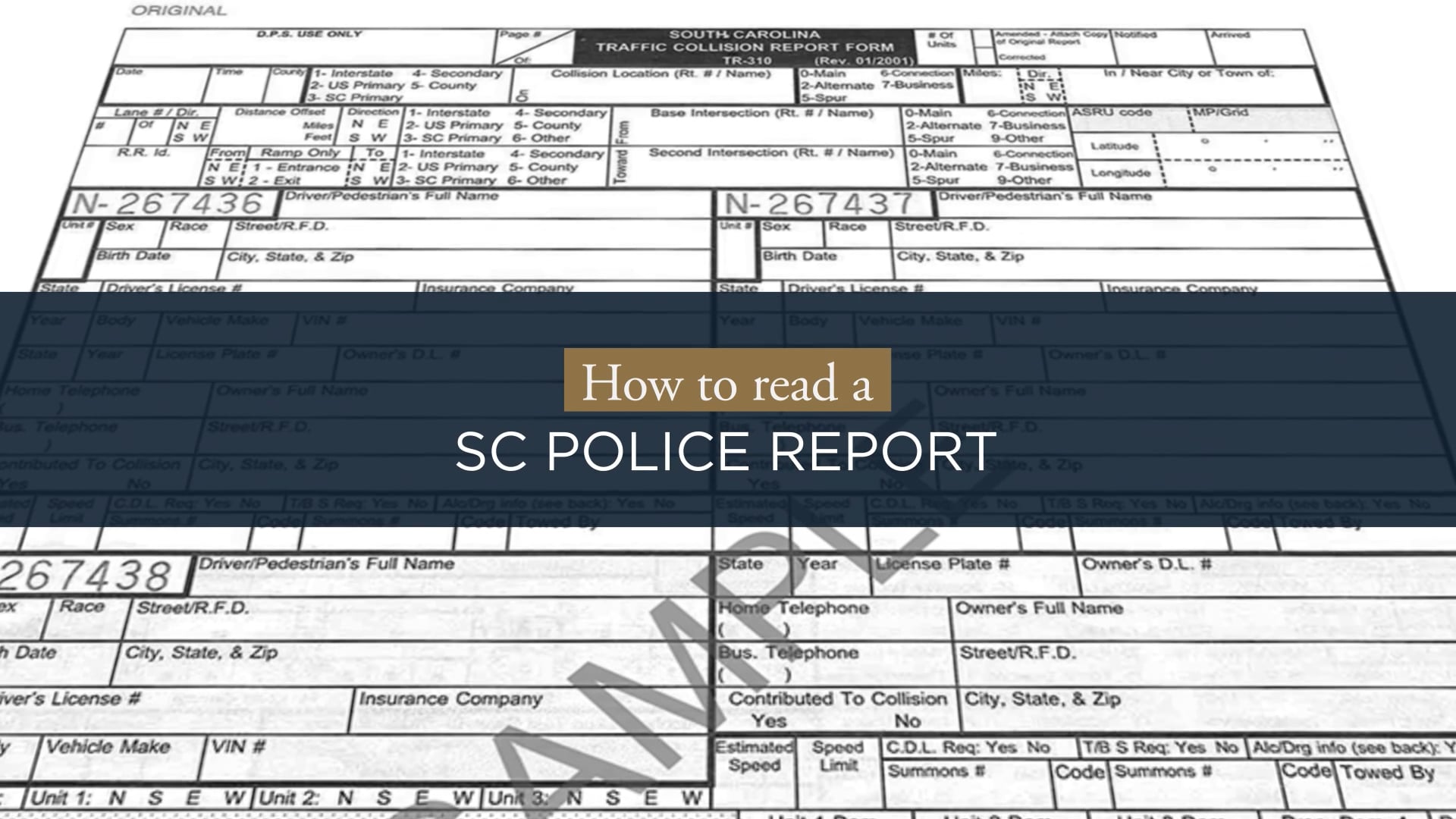 How to Read a South Carolina Police Report on Vimeo