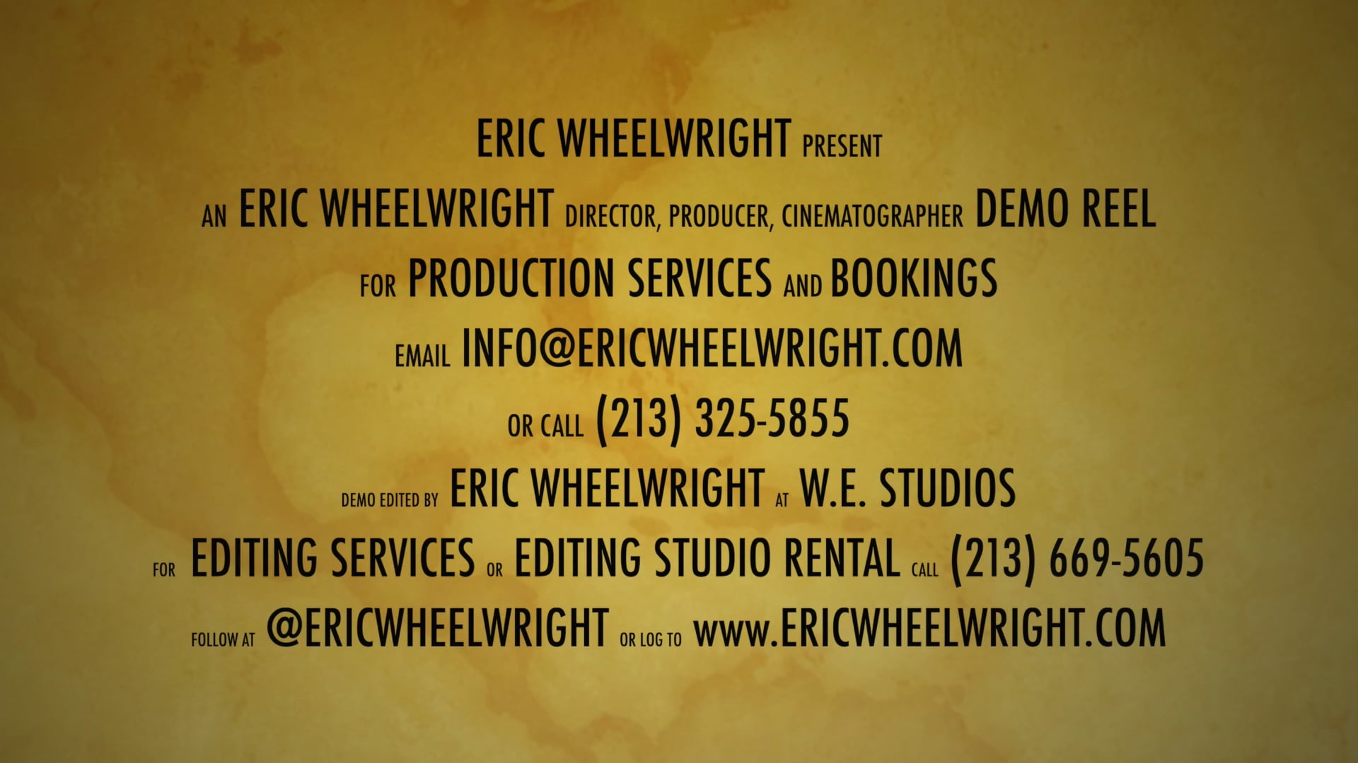Eric Wheelwright - Multi-Award Nominated Director & Award-Winning Drone Cinematographer Demo ...