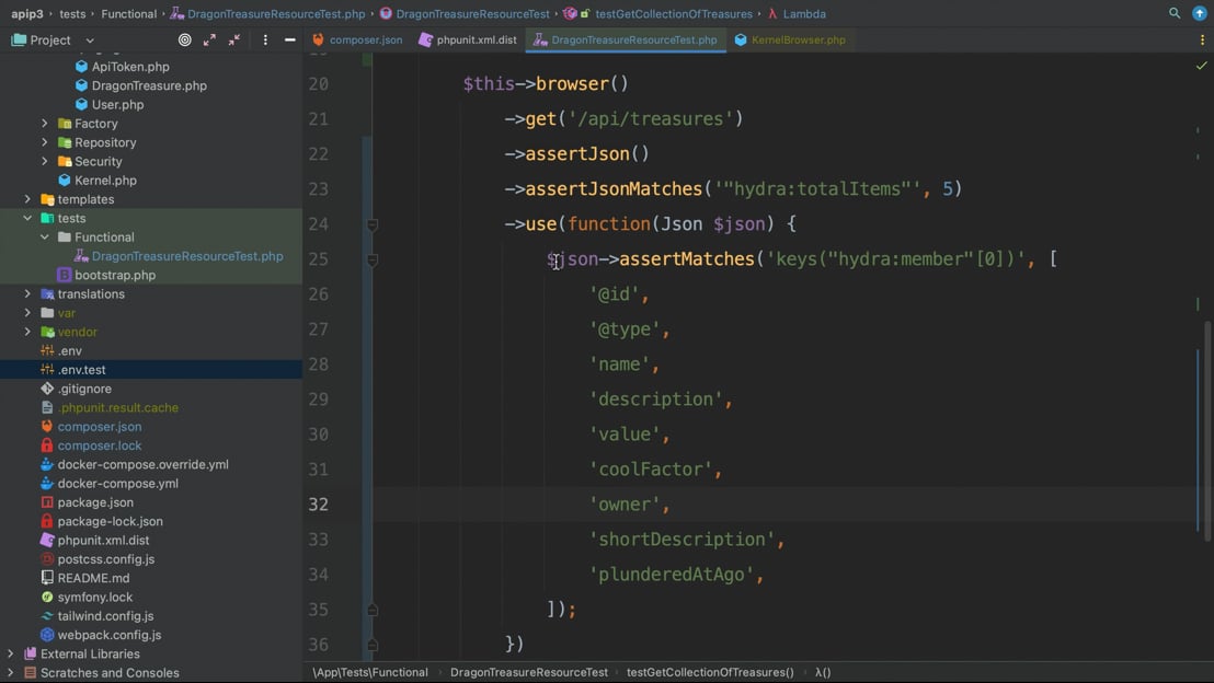 Advanced And Flexible Json Test Assertions Api Platform 3 Part 2 Security For Your Treasures