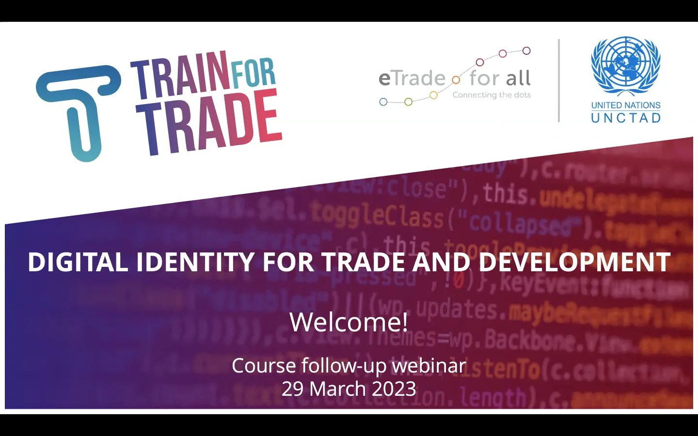 The first DITD 2023 webinar on Vimeo