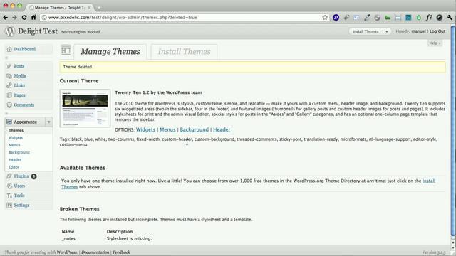 01. How to install Delight Theme on Vimeo