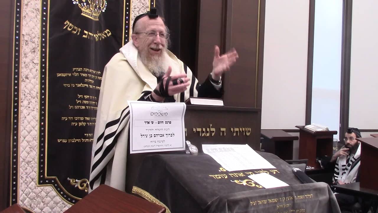 HARAV DOVID GOLDBERG ROSH YESHIVA TELSHE YESHIVA on Vimeo