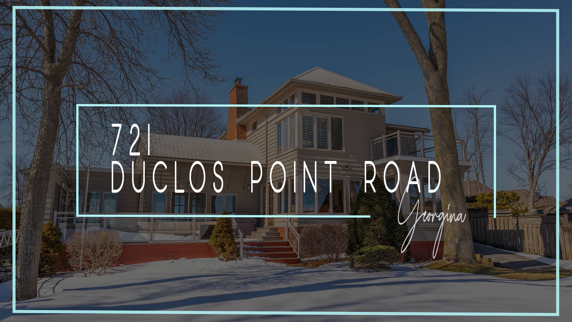 721 Duclos Point Road, Georgina on Vimeo