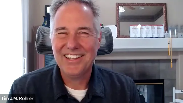 Tim Rohrer Shares 'Sales Lessons of the World's Greatest Mentor' on Vimeo