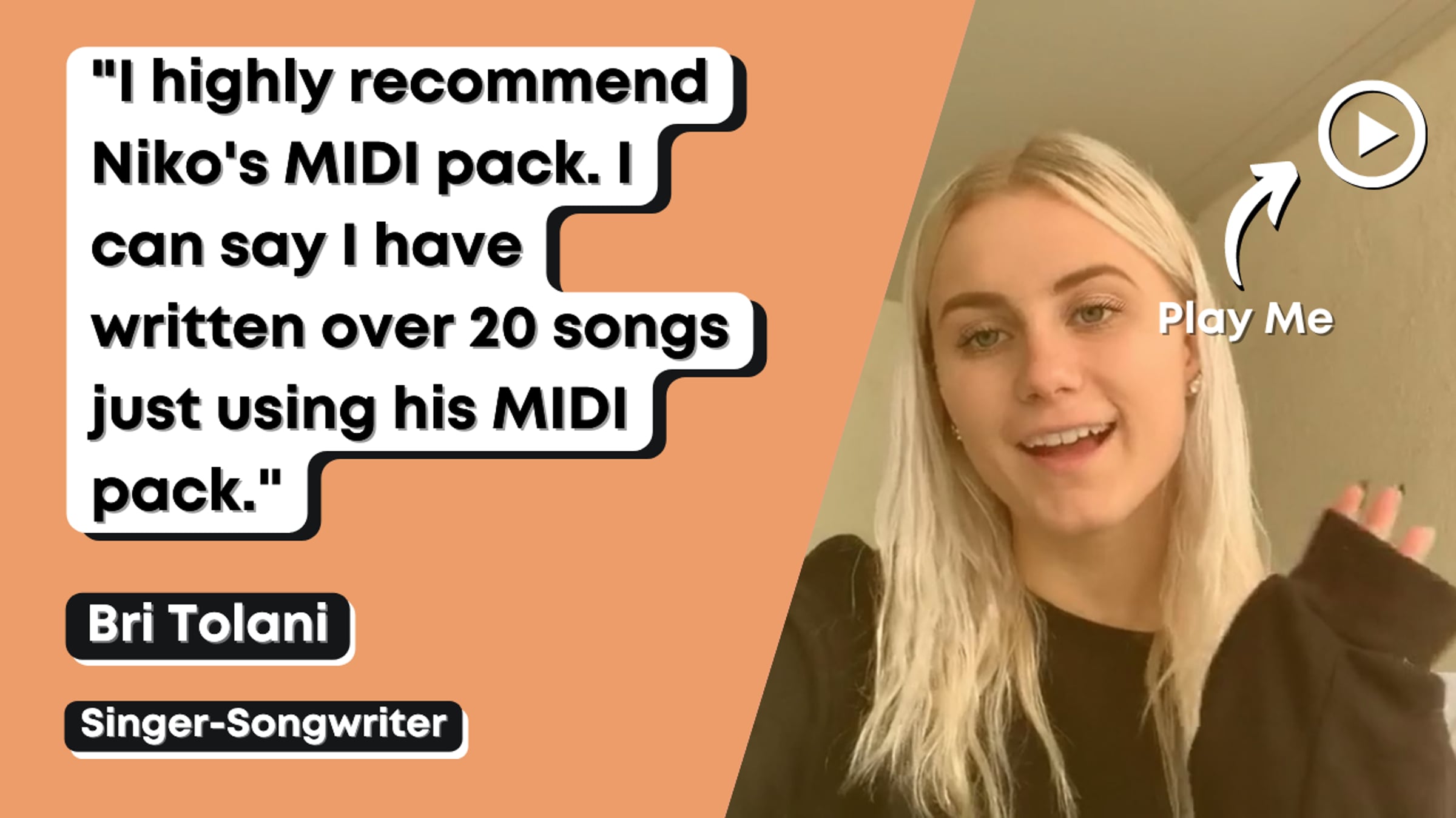 Bri Tolani MIDI Pack Testimonial