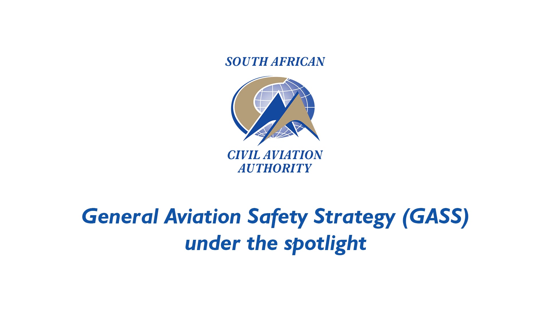 SACAA General Aviation Safety Strategy on Vimeo