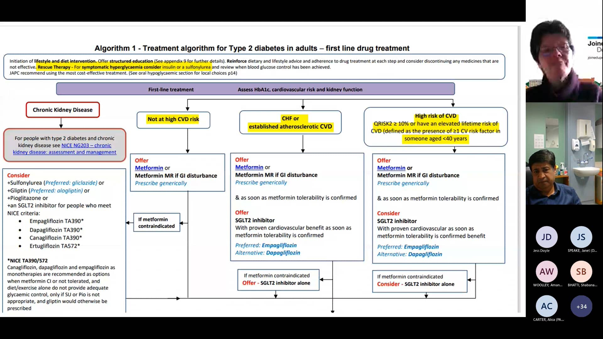 Overview of the new Derbyshire diabetes prescribing guidelines ...