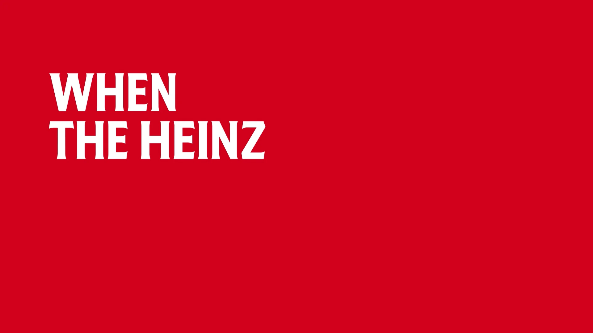 Heinz, 'Is That Heinz?' - Wunderman Thompson Turkey on Vimeo