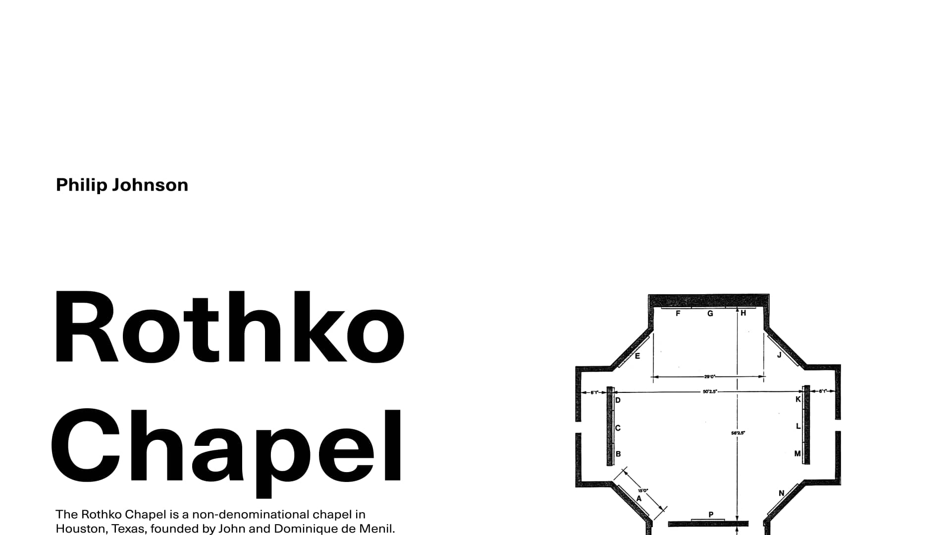 Rothko Chapel on Vimeo