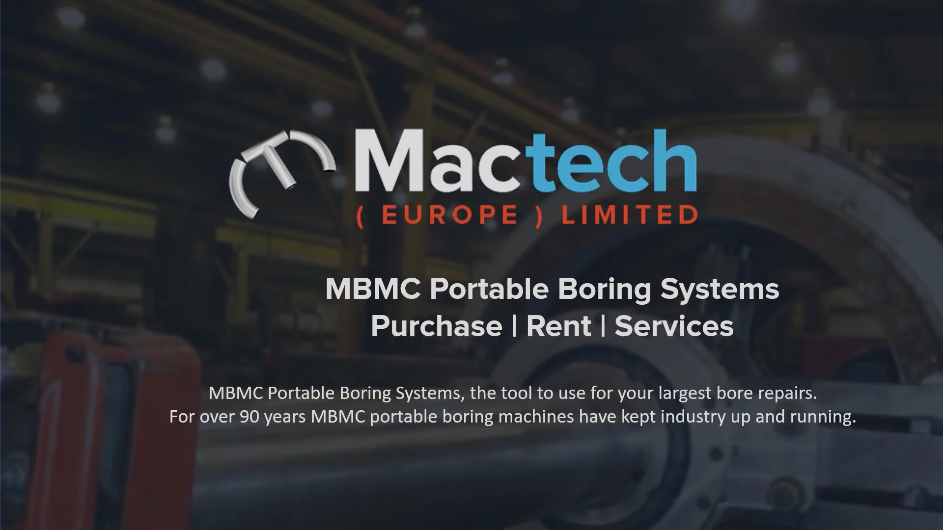 MBMC Portable Line Boring on Vimeo