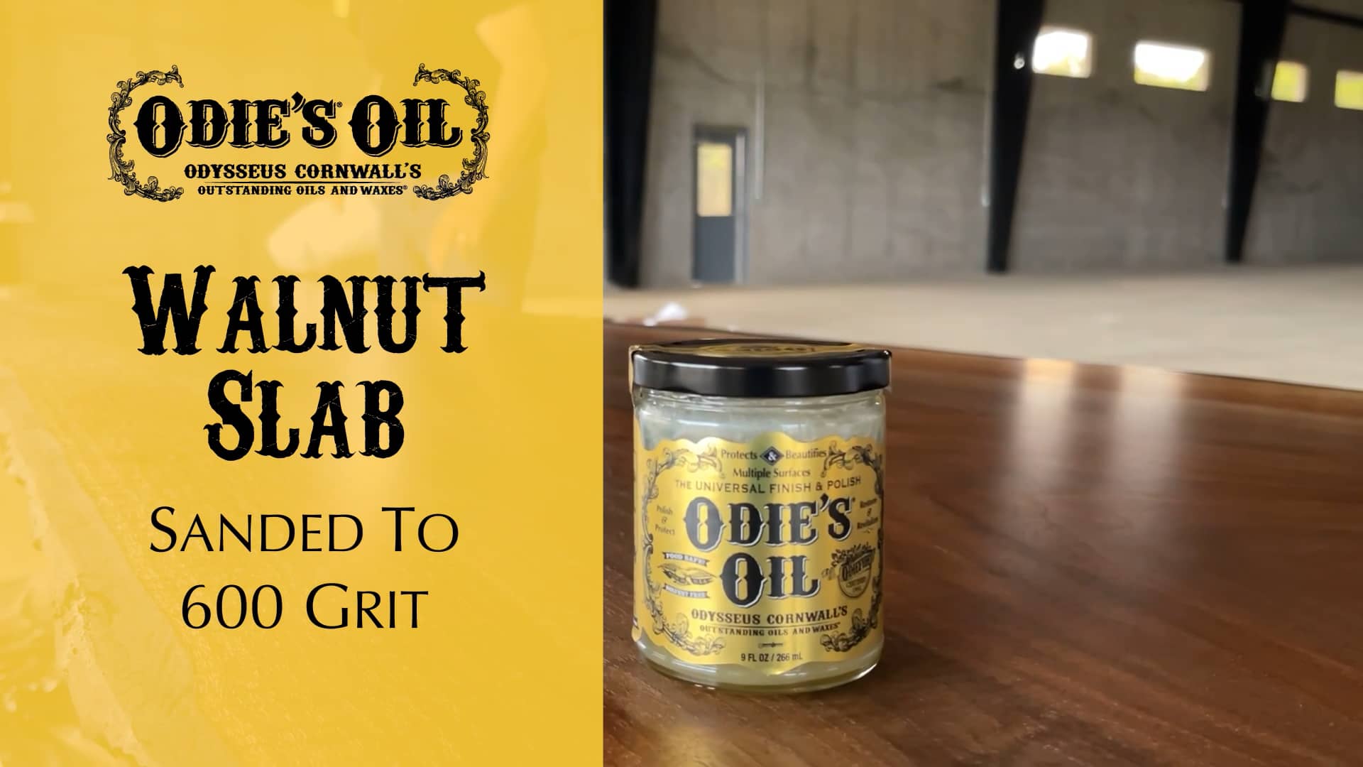 Walnut Slab Sanded to 600 Grit With Odie's Oil and Mr. Cornwall's Super ...