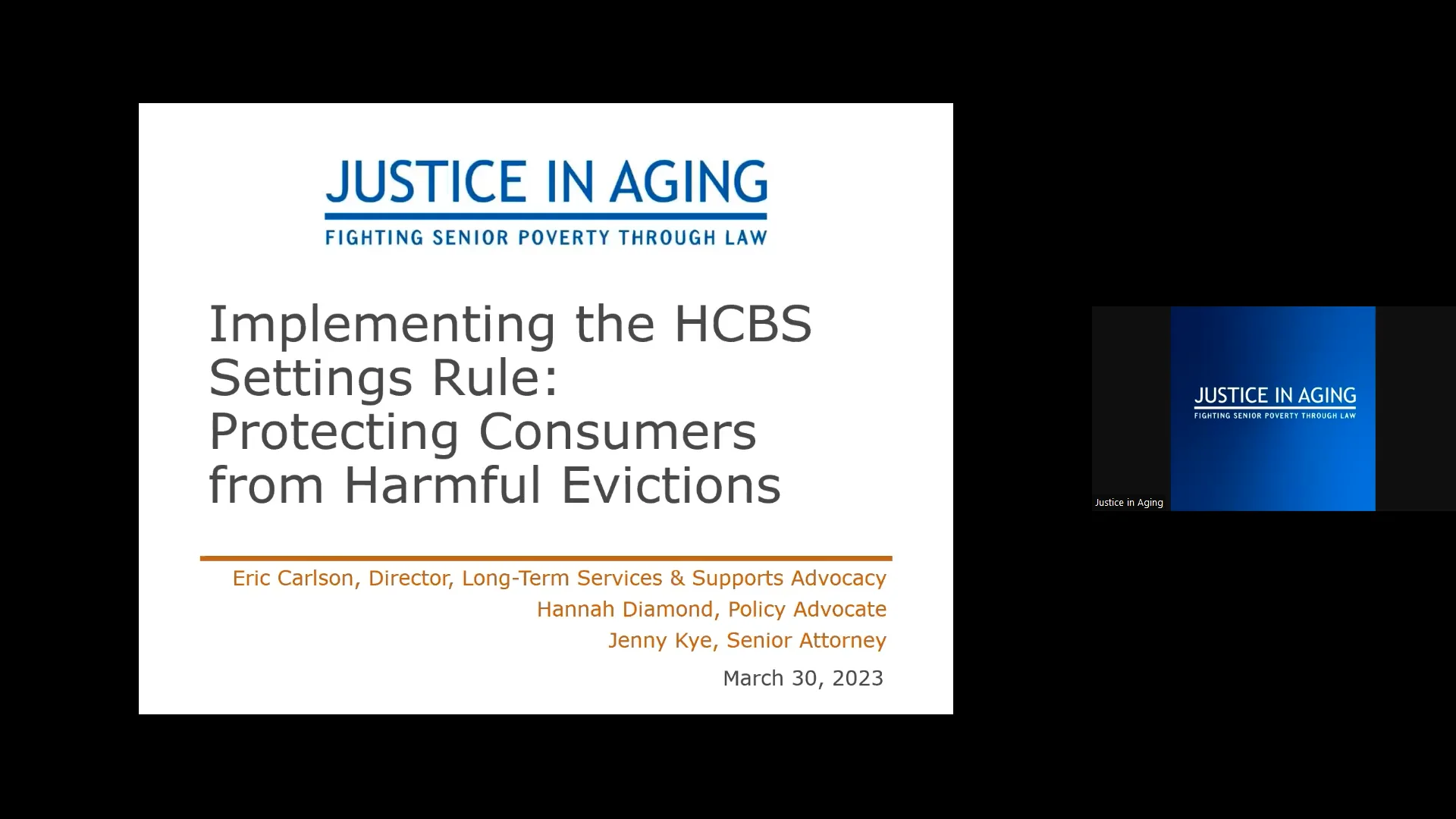 Free Webinar: Implementing the HCBS Settings Rule: Protecting Consumers ...