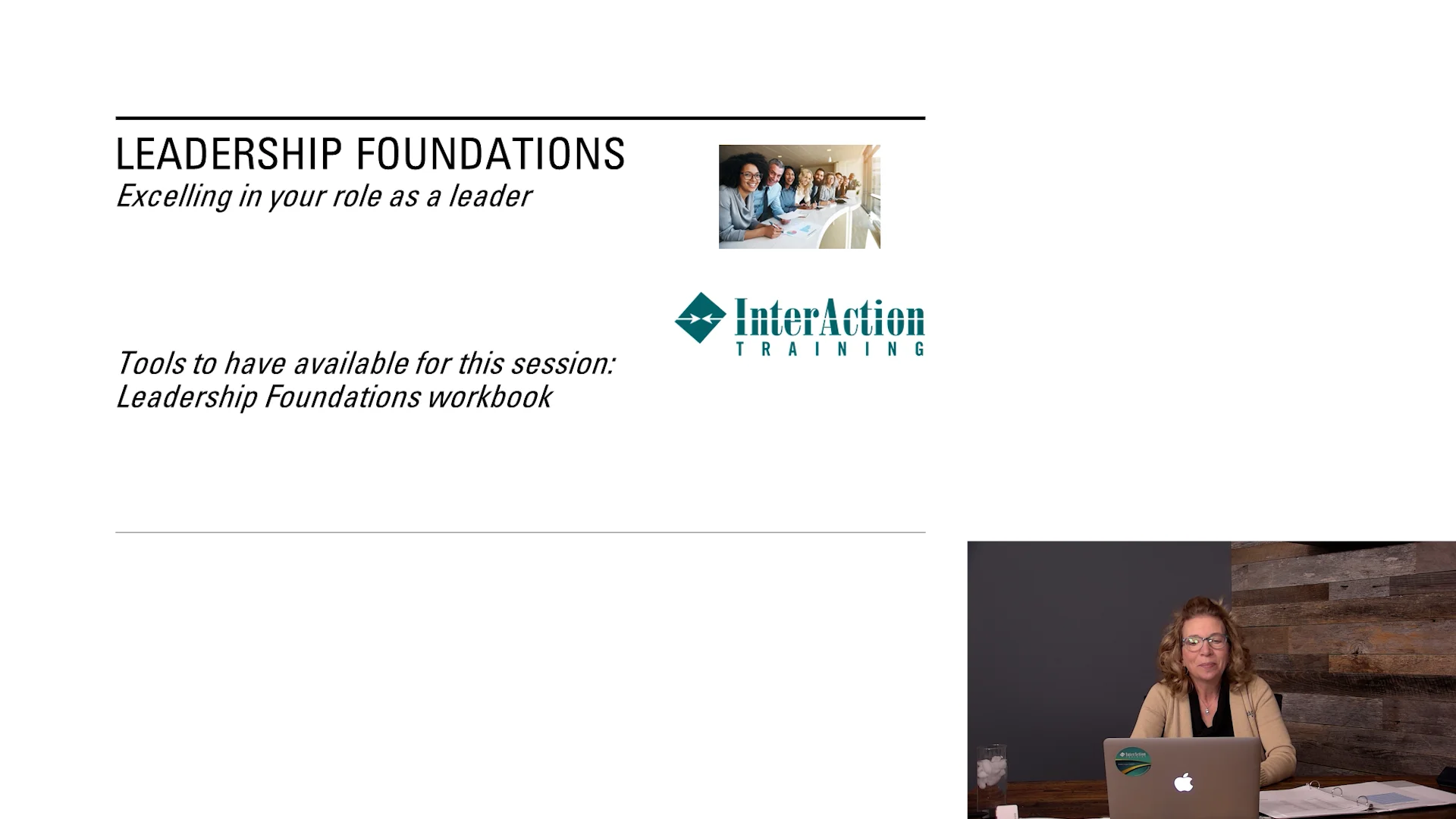 InterAction Training - Module 1 with slides on Vimeo