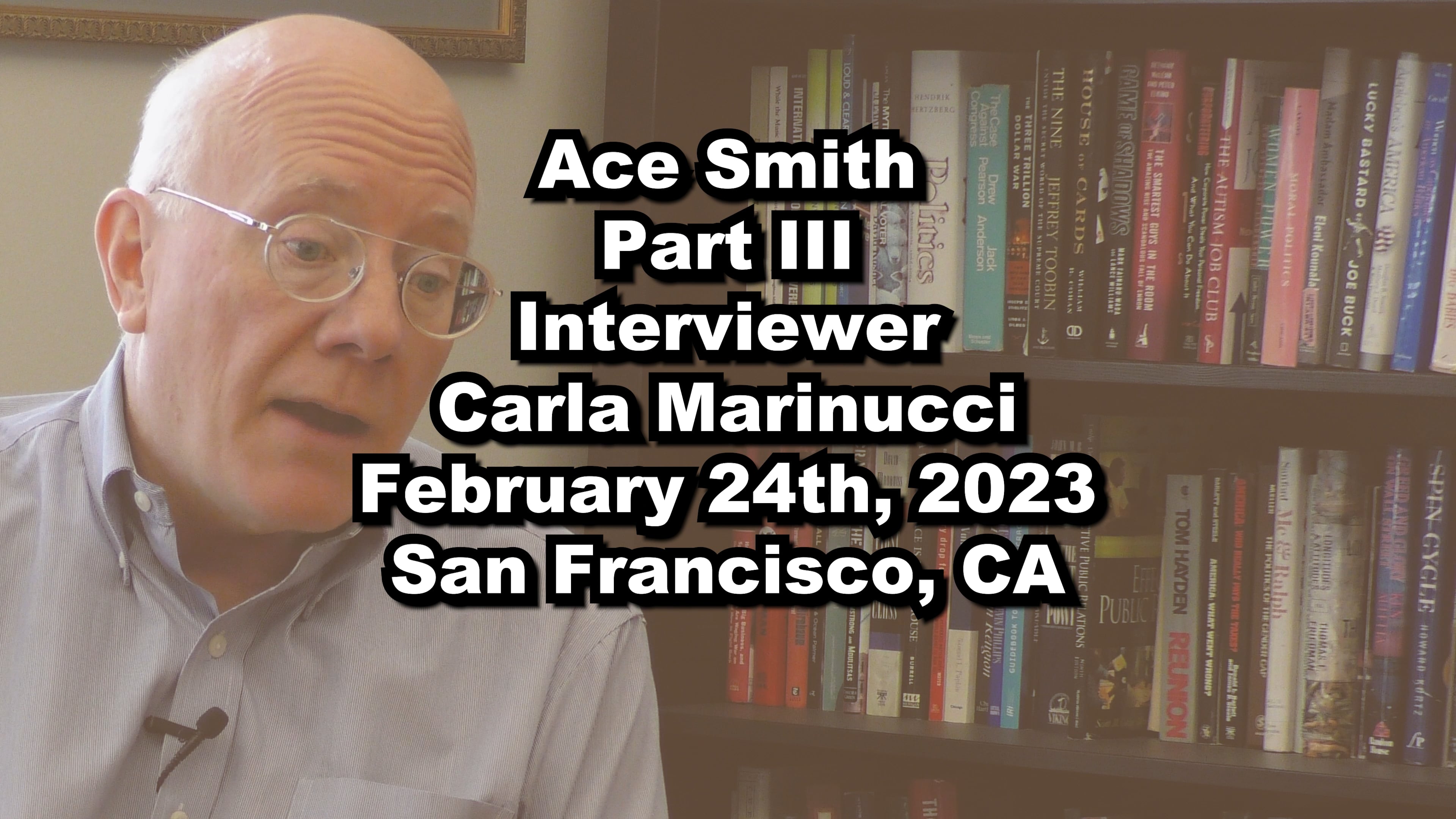 Ace Smith, Political Consultant - Part Three on Vimeo