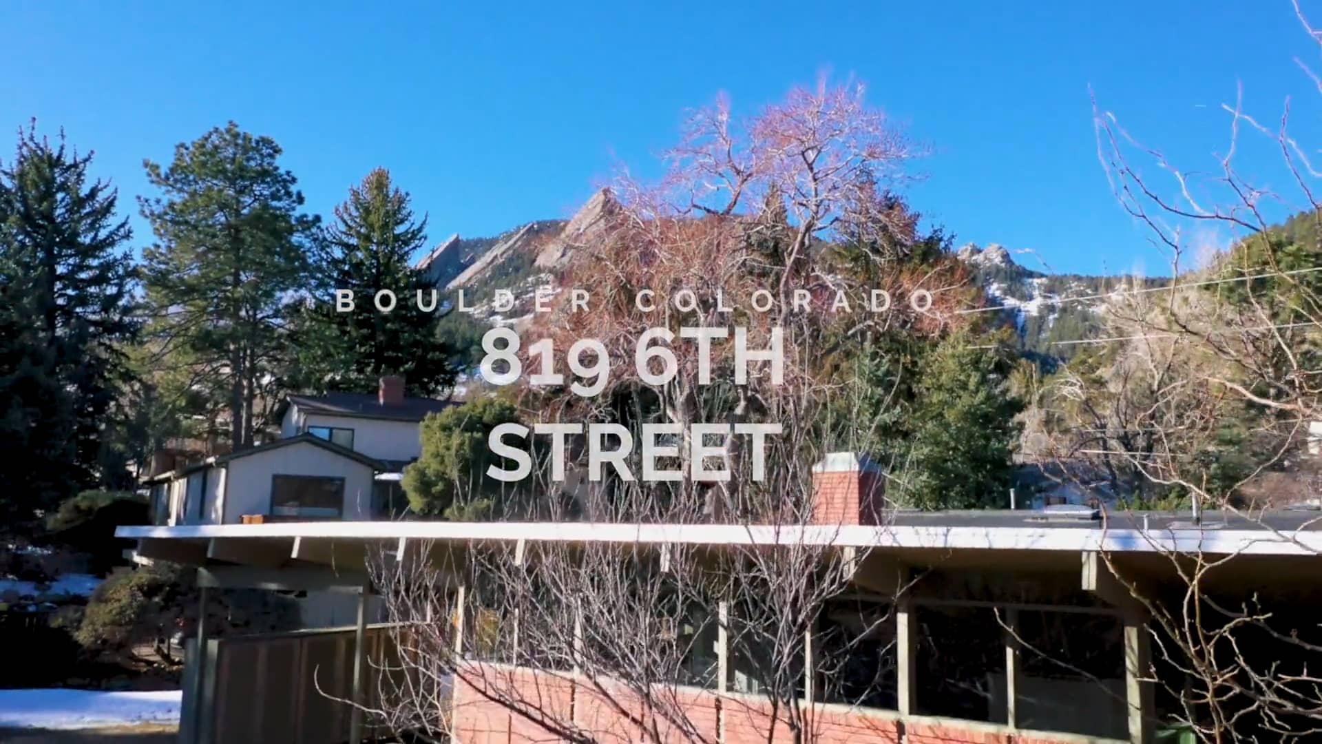 819 6th St. Boulder, CO on Vimeo