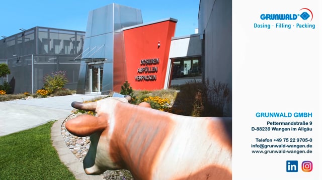 GRUNWALD GMBH of Wangen im Allgäu at interpack in Düsseldorf ...