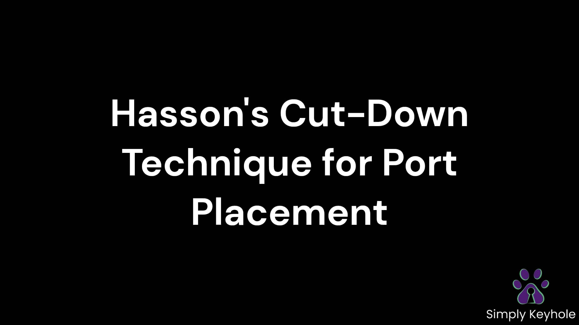 Hasson's cut down on Vimeo