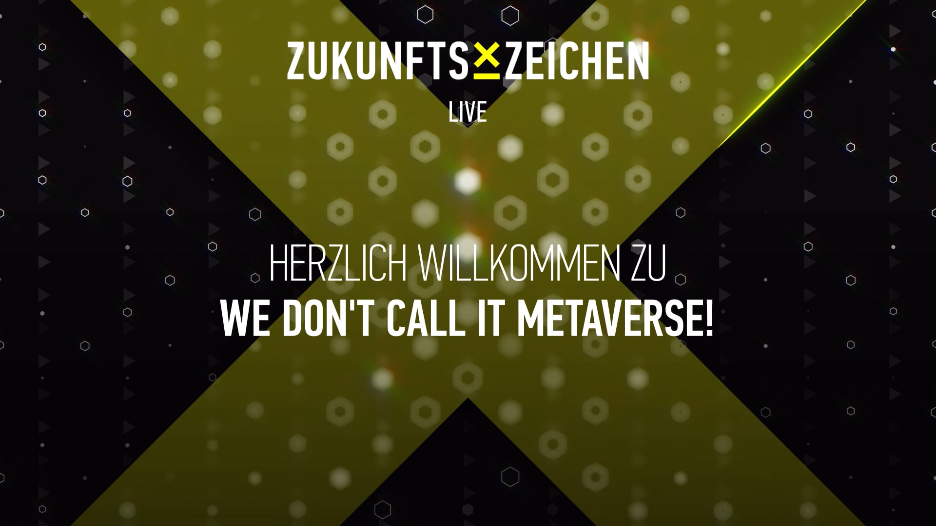 We don't call it Metaverse! Zukunftszeichen Live on Vimeo